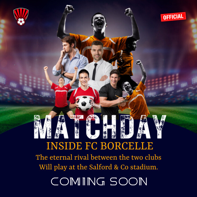 Football Match Day Template | PosterMyWall