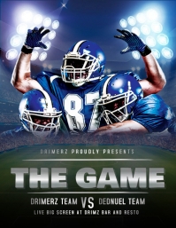 Football Game Match Template | PosterMyWall