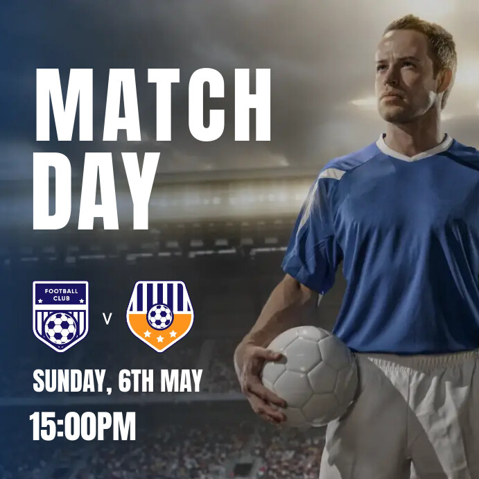 Copy of Football Match Day | PosterMyWall