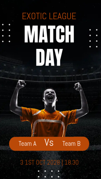 Football Match Day Template | PosterMyWall