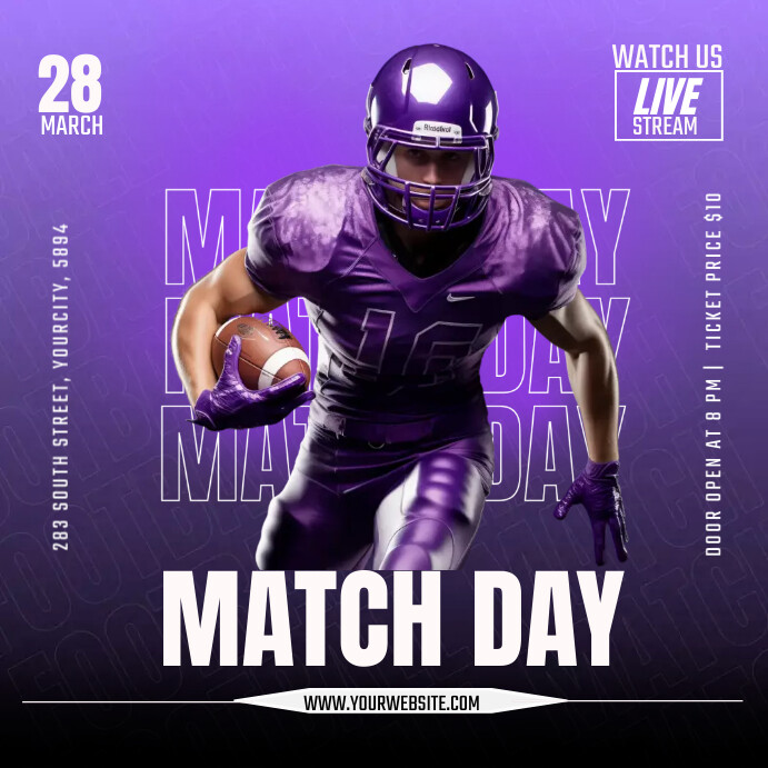 football match day Template | PosterMyWall