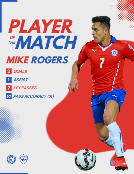 Copy of Football Match Day Flyer (us Letter) | PosterMyWall