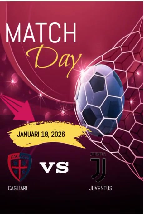 Football Match Day Poster Template | PosterMyWall