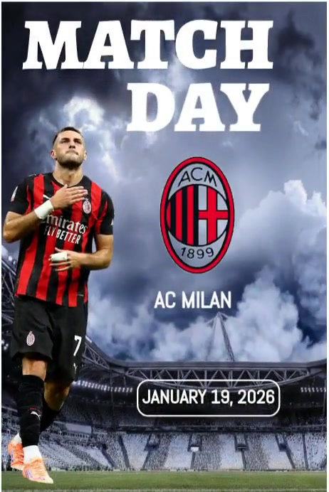 Football Match Day Poster Template | PosterMyWall