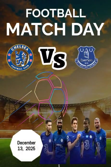 Football Match Day Poster Template | PosterMyWall