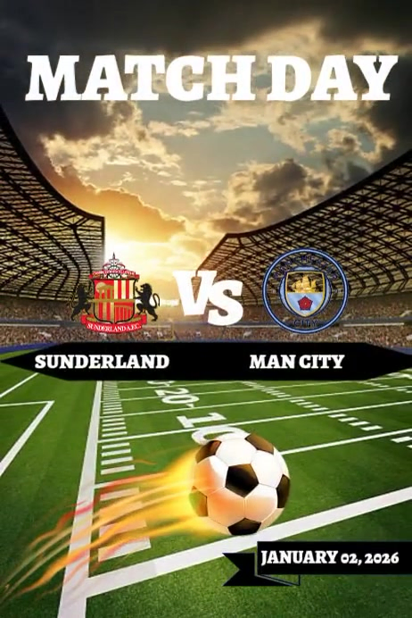 Football Match Day Poster Template | PosterMyWall