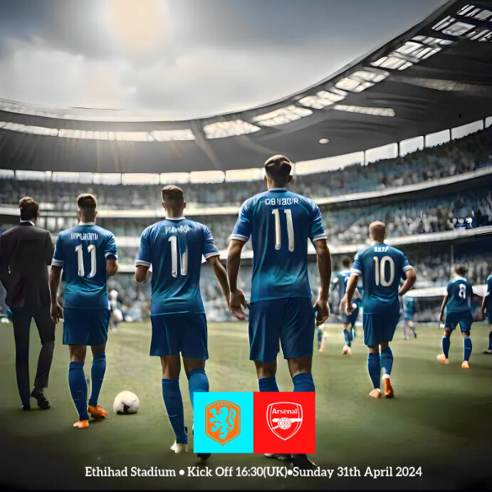 Football match day template design | PosterMyWall