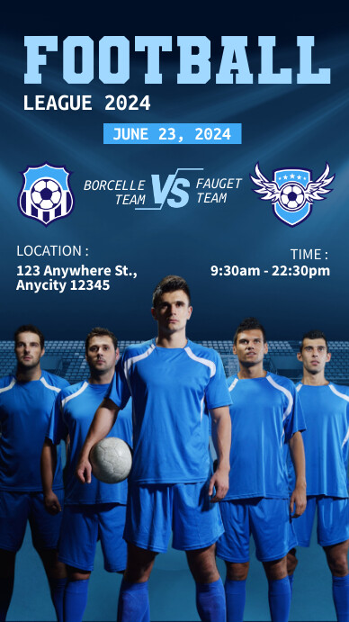 Football Match Template | PosterMyWall