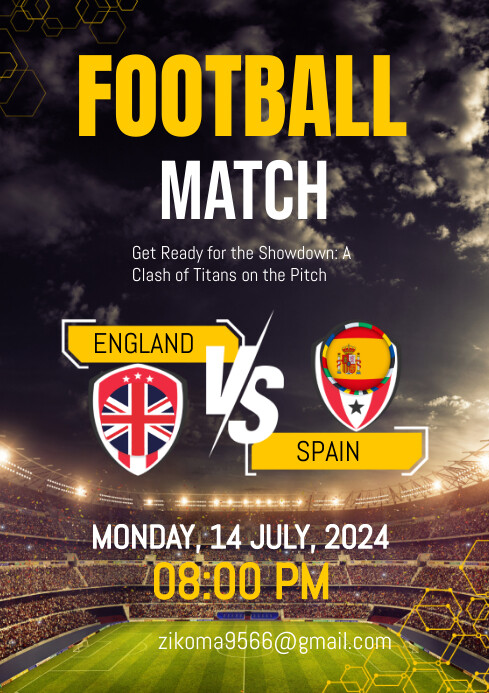 Football match Template | PosterMyWall
