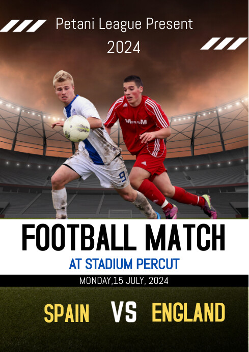 Football match Template | PosterMyWall