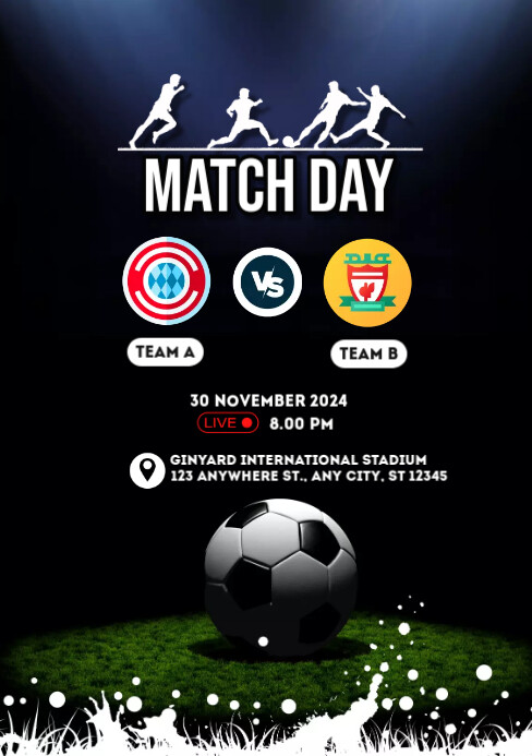 Football Match Template | PosterMyWall