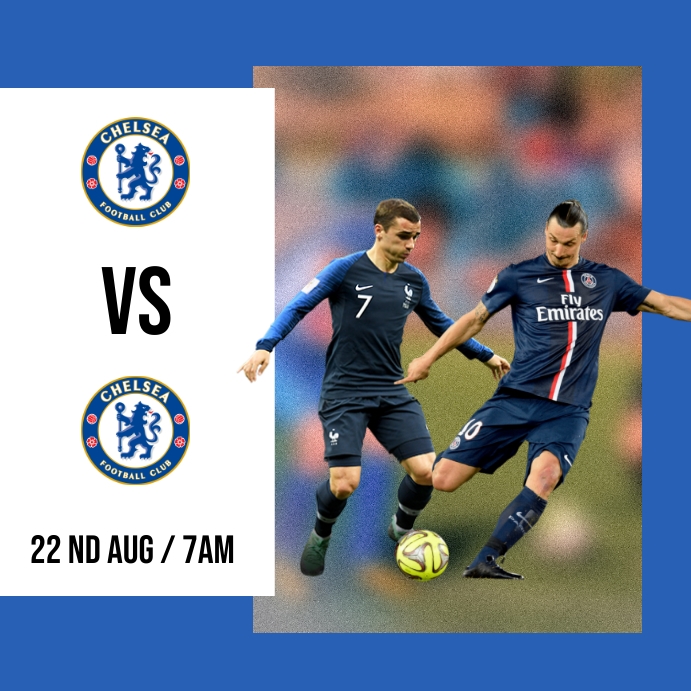 FOOTBALL MATCH Template | PosterMyWall