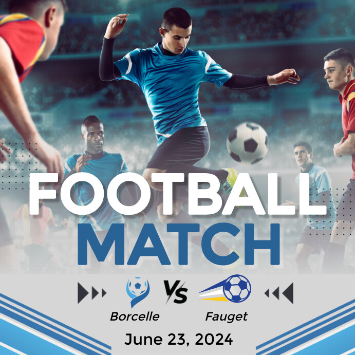 Football Match Template | PosterMyWall
