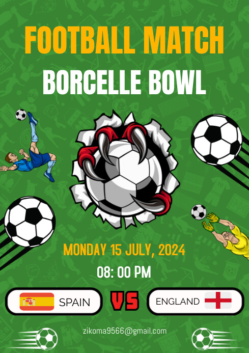 Football match Template | PosterMyWall