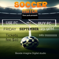 Football match fixtures template | PosterMyWall