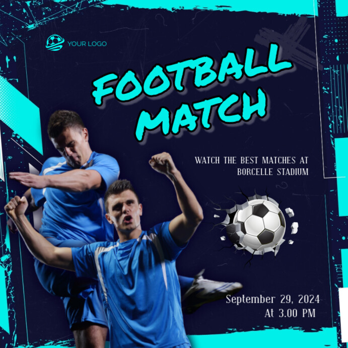 Football Match Template | PosterMyWall