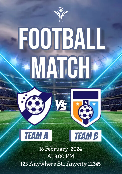 Football Match Template | PosterMyWall