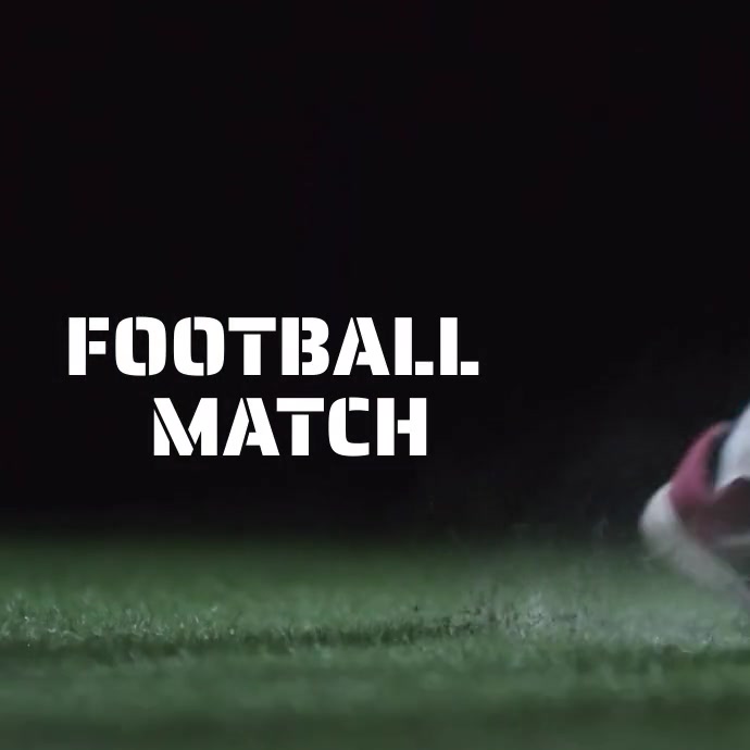 Football match Template | PosterMyWall