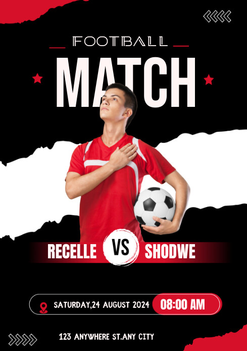 Football Match Template | PosterMyWall