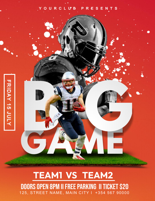 football match Template | PosterMyWall