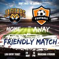 FRIENDLY MATCH Template | PosterMyWall