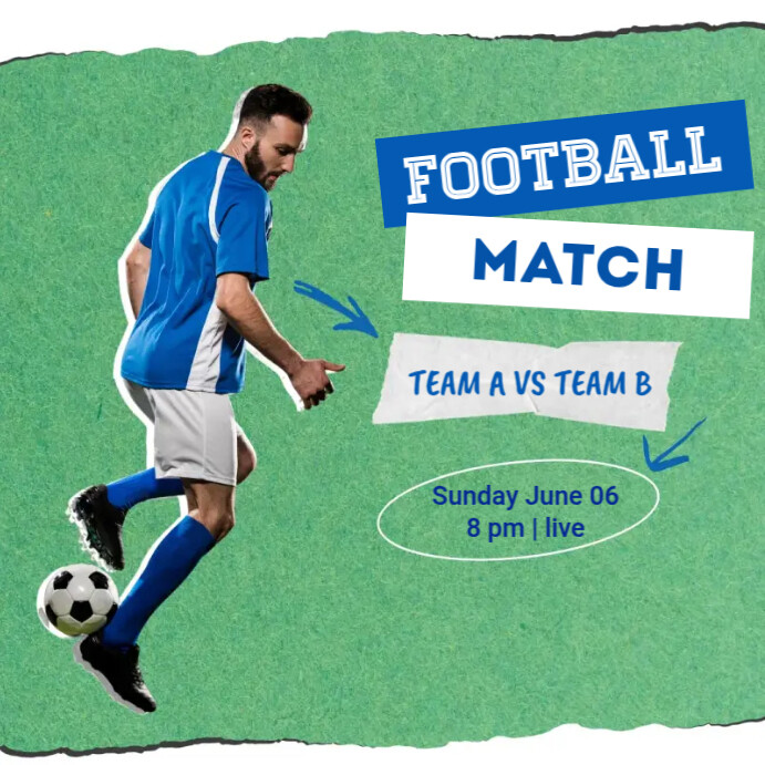 Football Match Template | PosterMyWall