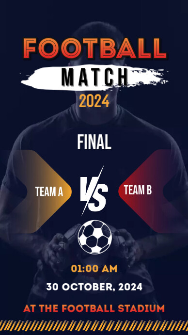 football Match Template | PosterMyWall