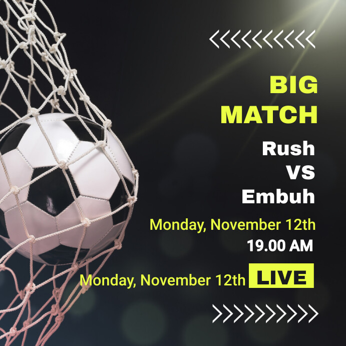 Football match flyer Template | PosterMyWall