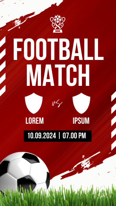 Football Match Game Template | PosterMyWall
