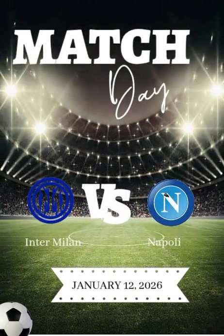 Football Match Poster Template | PosterMyWall