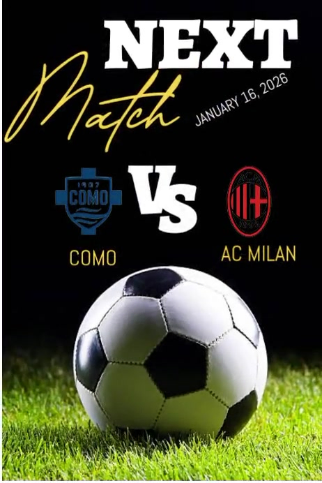 Plantilla de Football Match Poster | PosterMyWall