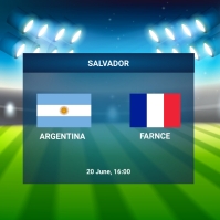 Football Match result Template | PosterMyWall