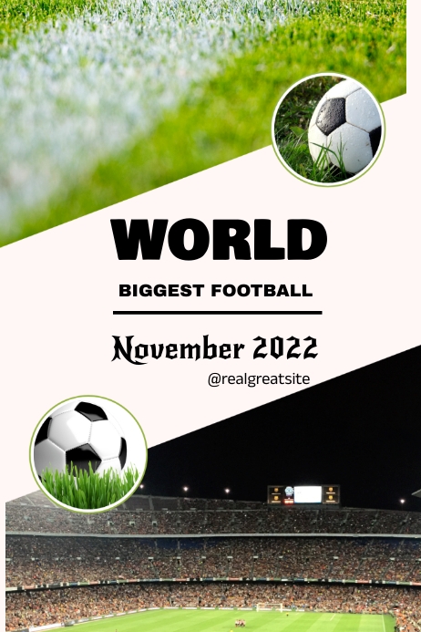 Football match schedule 2022 poster templete Template | PosterMyWall