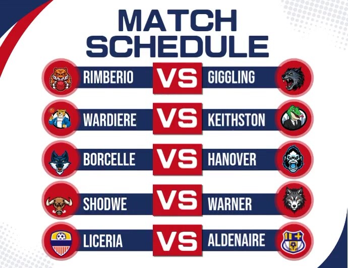 Football Match Schedule Template | PosterMyWall