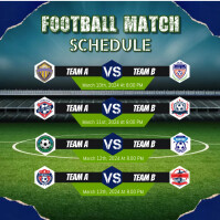 FRIENDLY MATCH FOOTBALL INSTAGRAM POST Template | PosterMyWall