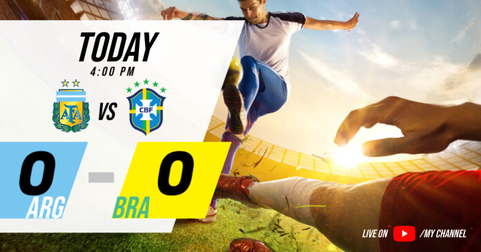 Football Match Scoreboard Template | PosterMyWall