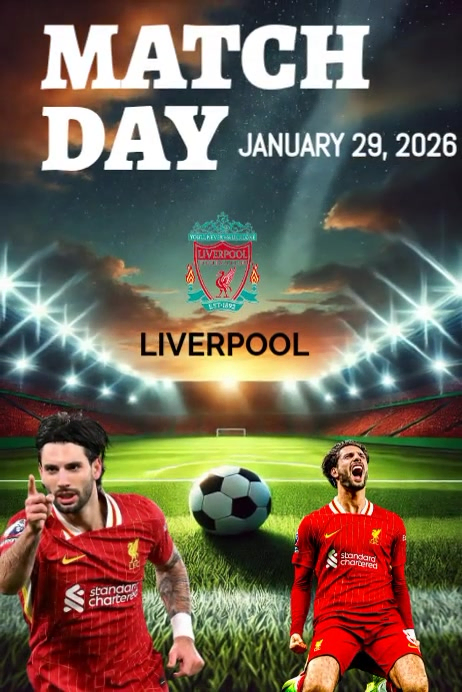 Football Matchday Poster Template | PosterMyWall