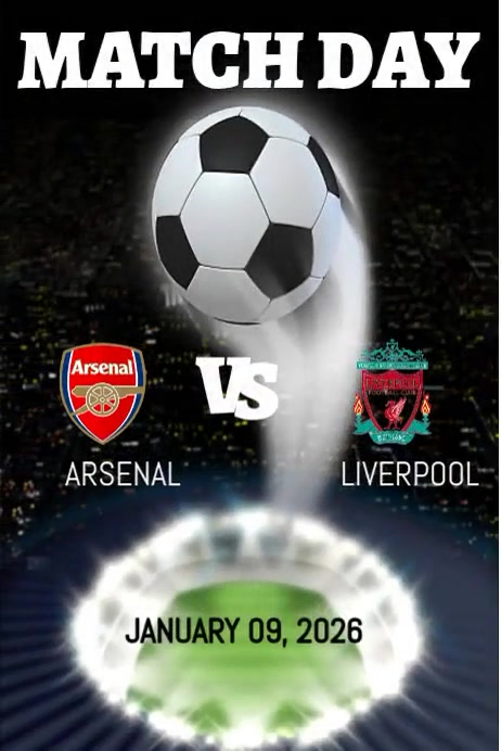 Plantilla de Football Matchday Poster | PosterMyWall