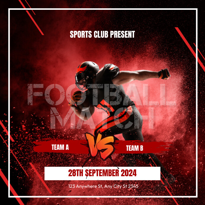 football matches Template | PosterMyWall