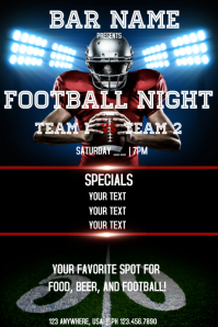 Football Night Template | PosterMyWall