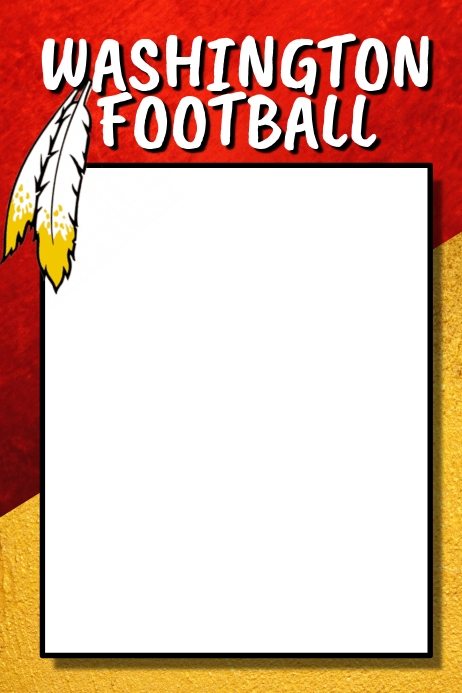 Football Party Prop Frame | PosterMyWall