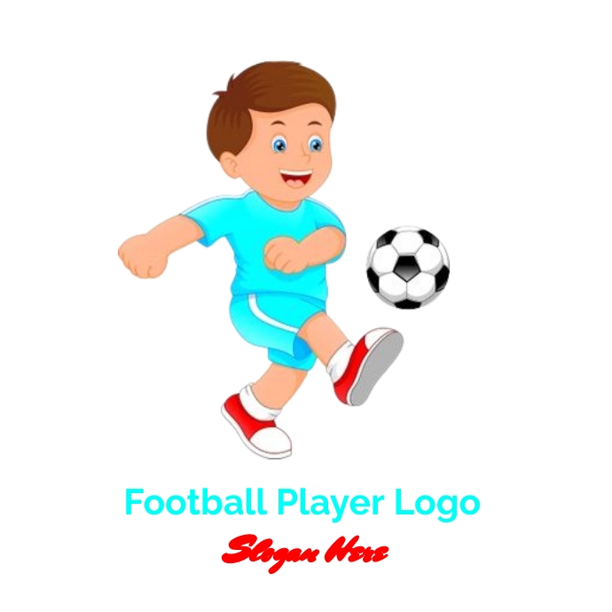 football player logo Template | PosterMyWall