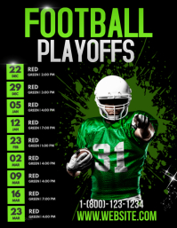 Football Playoff Template | PosterMyWall