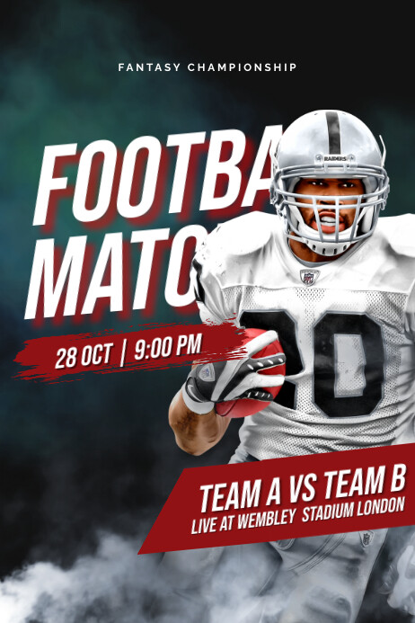 football poster design Template | PosterMyWall