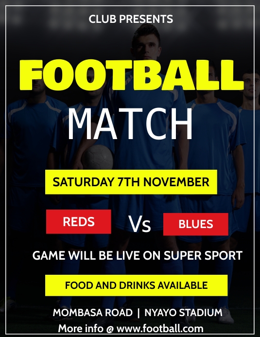 Copy of Football poster | PosterMyWall