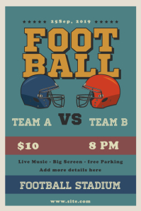 Football Season Template | PosterMyWall