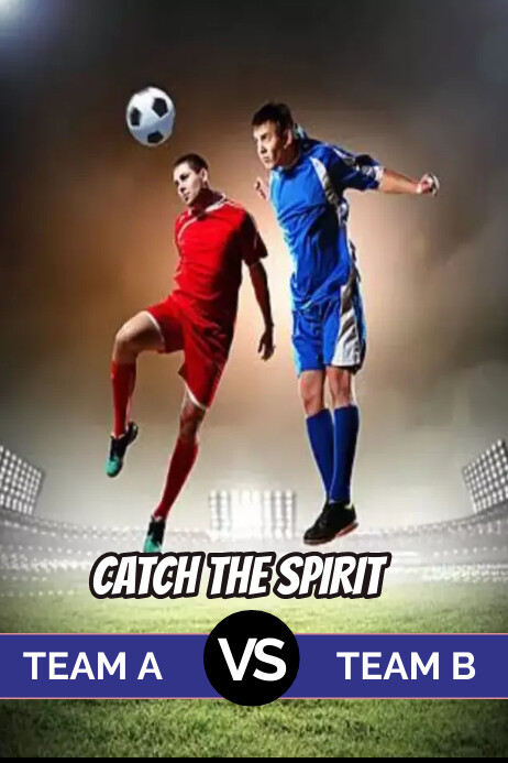 Football poster Template | PosterMyWall