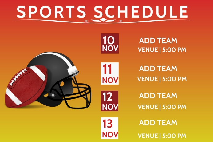 Football poster Template | PosterMyWall