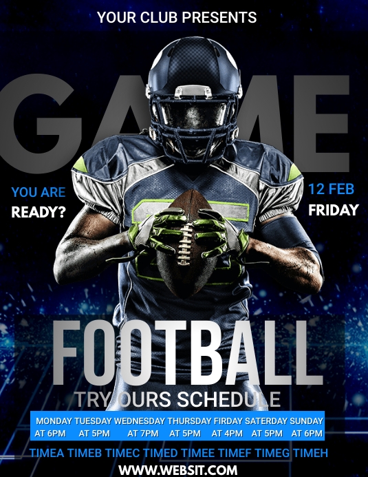 football poster Template | PosterMyWall