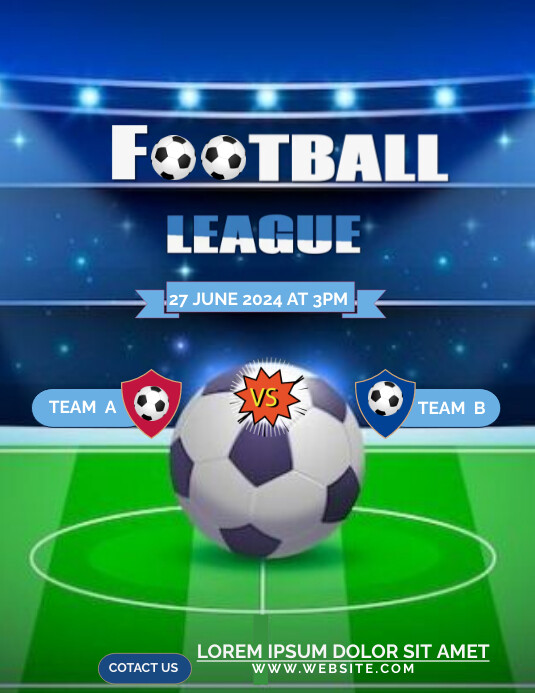 Copy of FOOTBALL POSTER | PosterMyWall